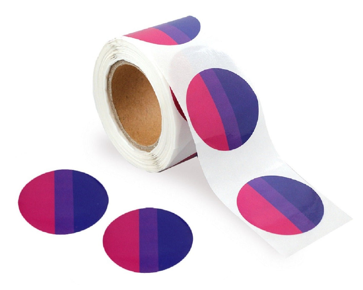 Bulk Bisexual Awareness Stickers, Bi-Pride Stickers, PRIDE Rally – The ...