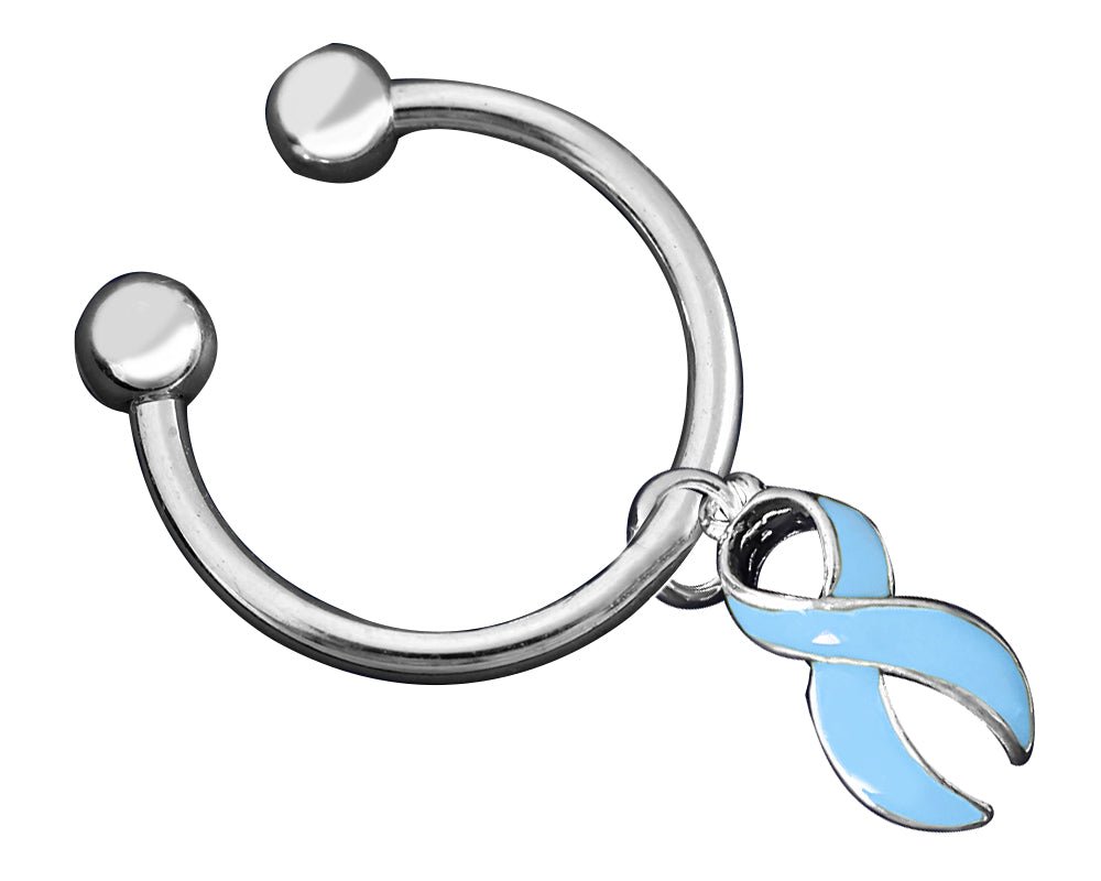 Light Blue Ribbon Keychains for Prostate Cancer – The Awareness Company