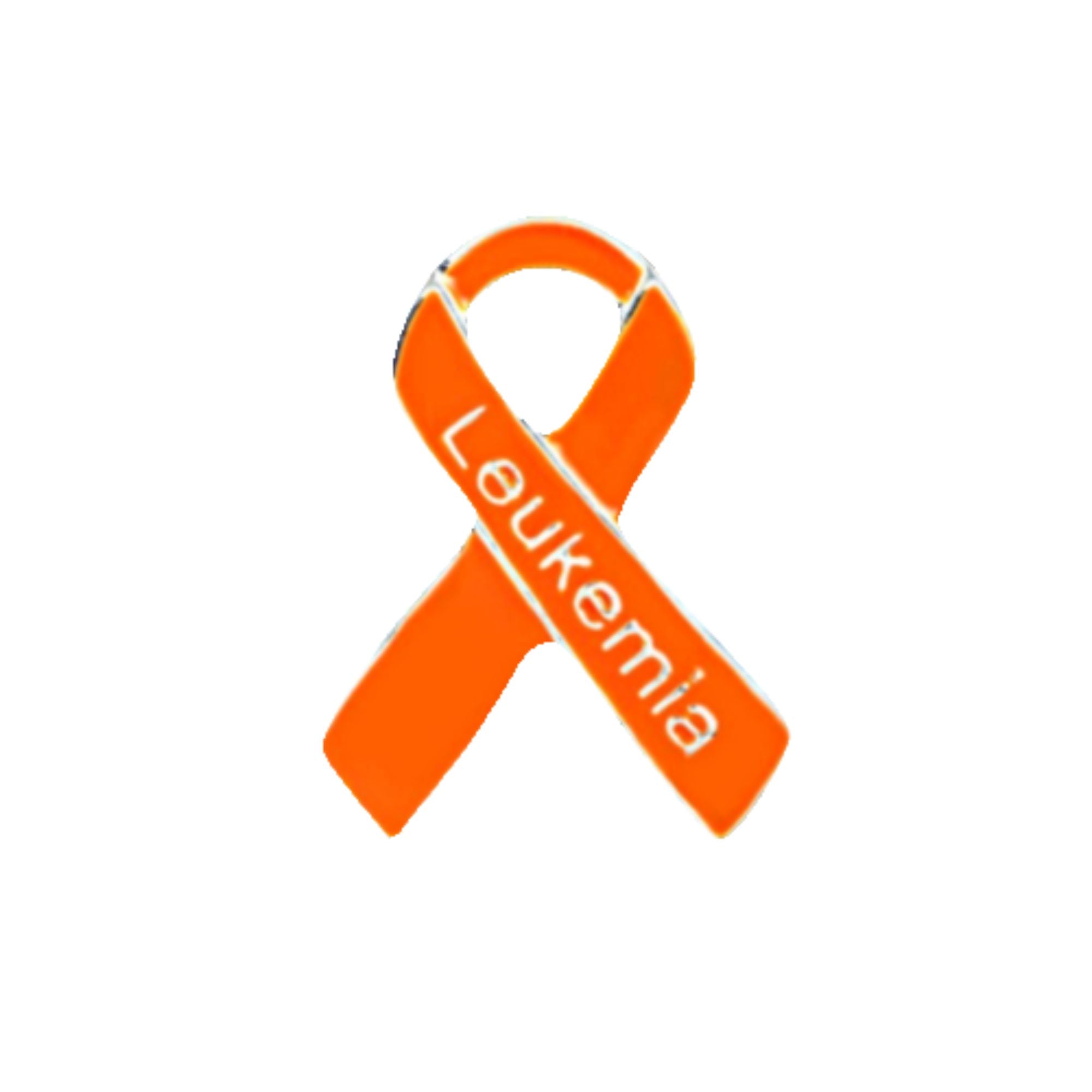 Bulk Leukemia Ribbon Pins, Orange Leukemia Ribbon Lapel Pins for ...