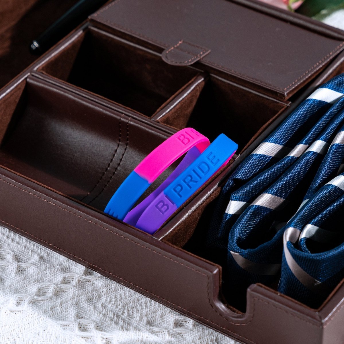 Bulk Bisexual Silicone Bracelets, Bisexual Wristbands, LGBTQ Bands ...