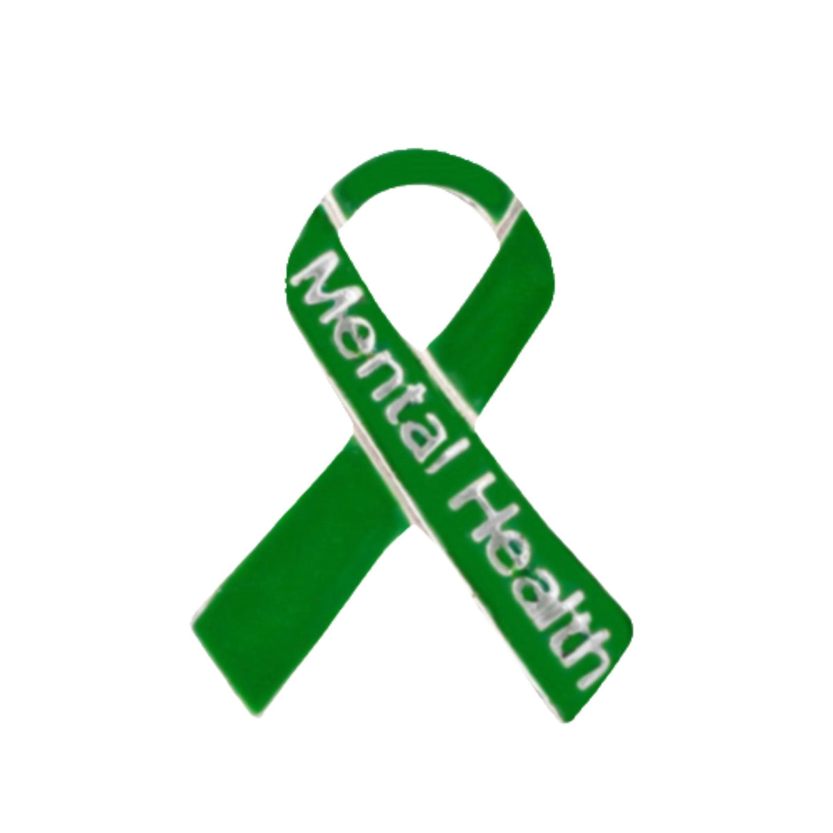Bulk Mental Health Ribbon Pins, Green Ribbon Awareness Pins – The ...