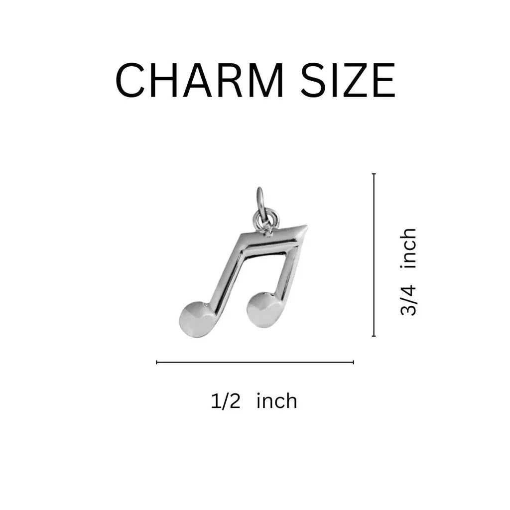 Bulk Music Note Chunky Charm Bracelets Wholesale, Fundraising Jewelry ...