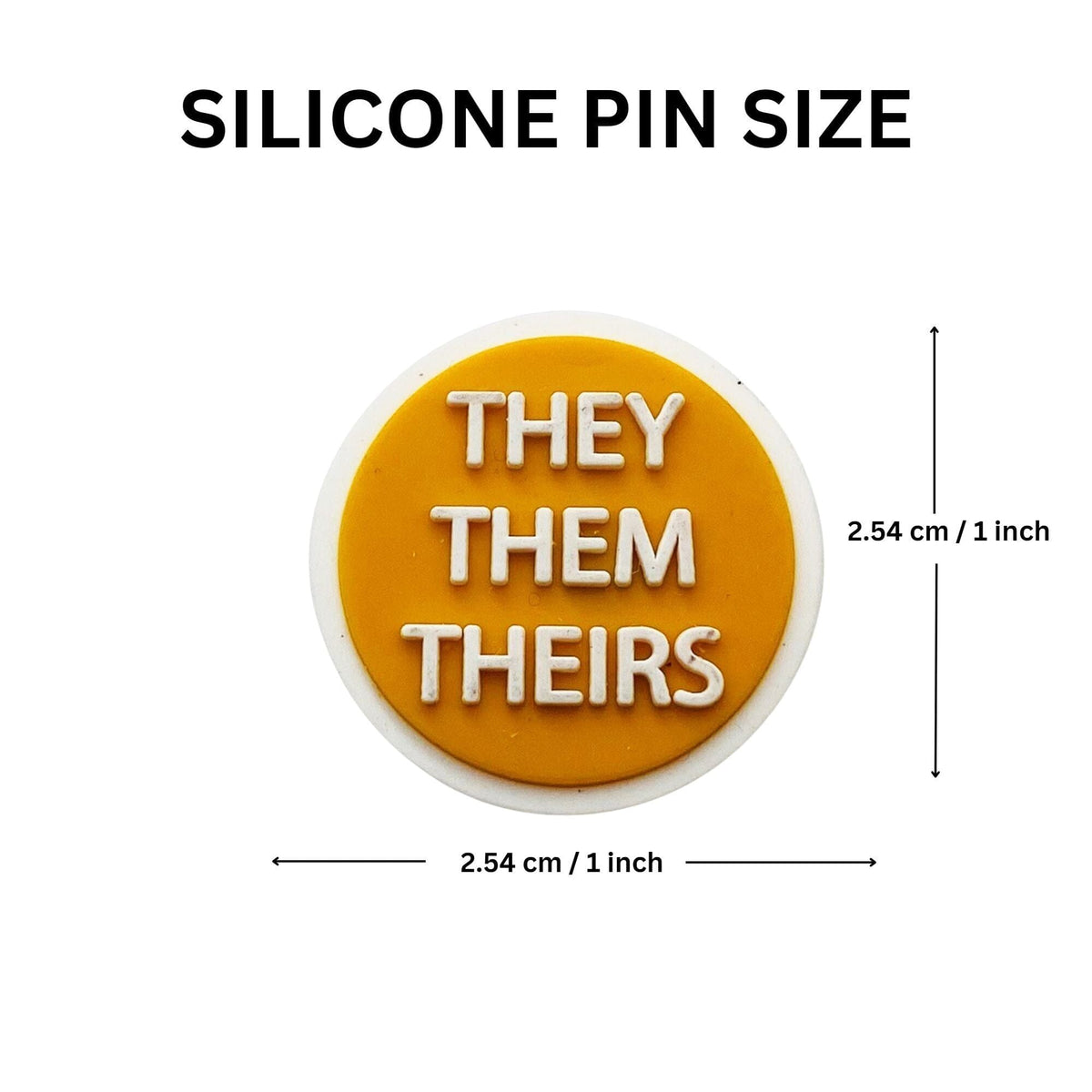 10 Pack They Them Silicone Pronoun Pins – The Awareness Company