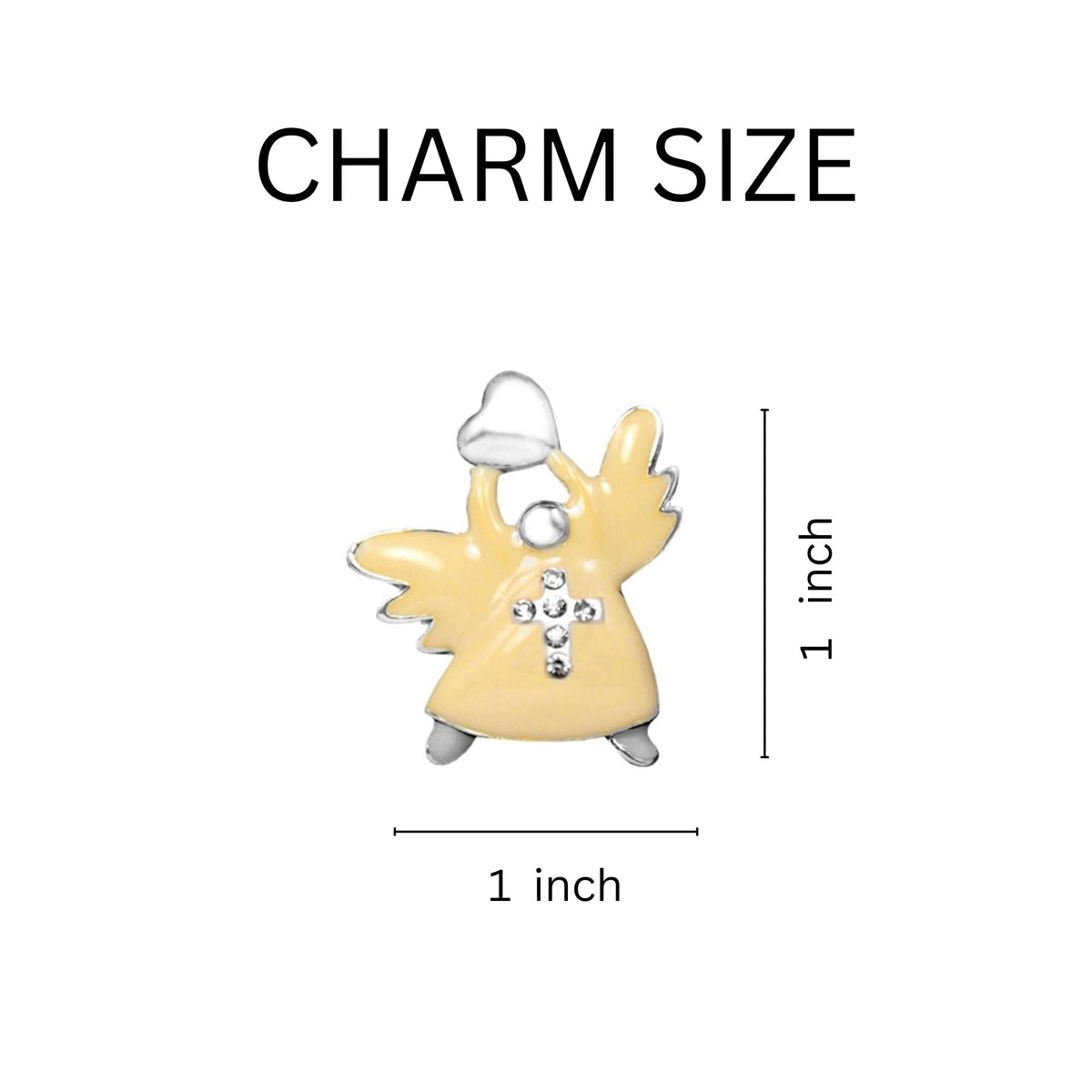 Bulk Ceramic Angel Cross Pins for Churches, Religious Fundraisers ...