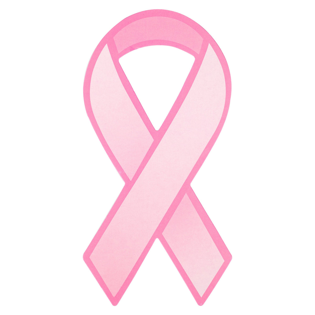 Bulk Pink Ribbon Paper Ribbons for Donations, Breast Cancer Awareness ...