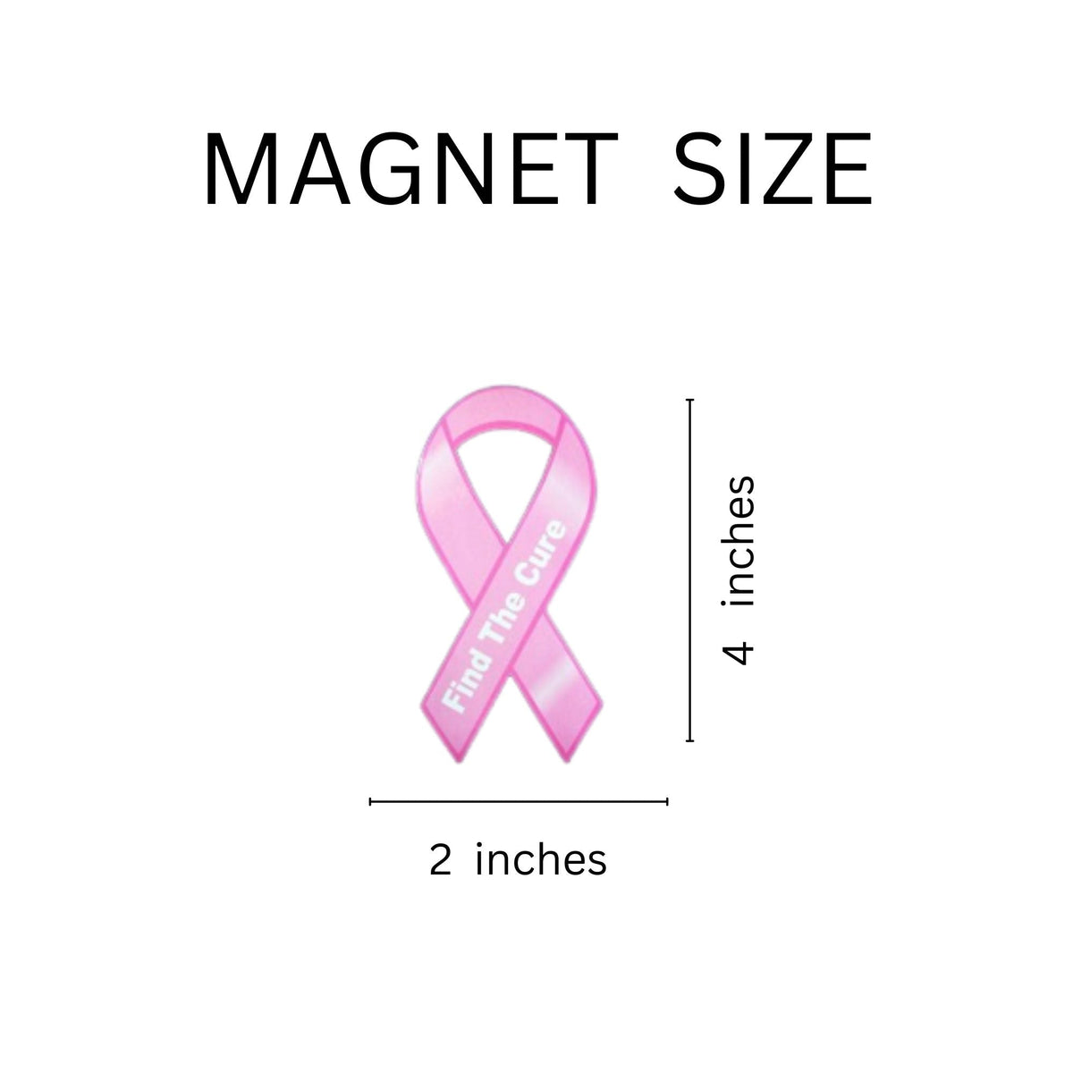 Bulk Pink Ribbon Shaped Magnets for Breast Cancer – The Awareness Company